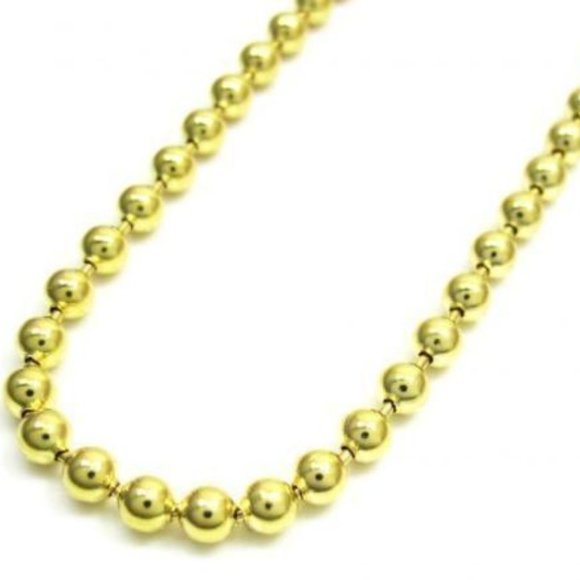 Impressed Jewelry | Jewelry | 4k Yellow Solid Real Gold Combat Ball ...